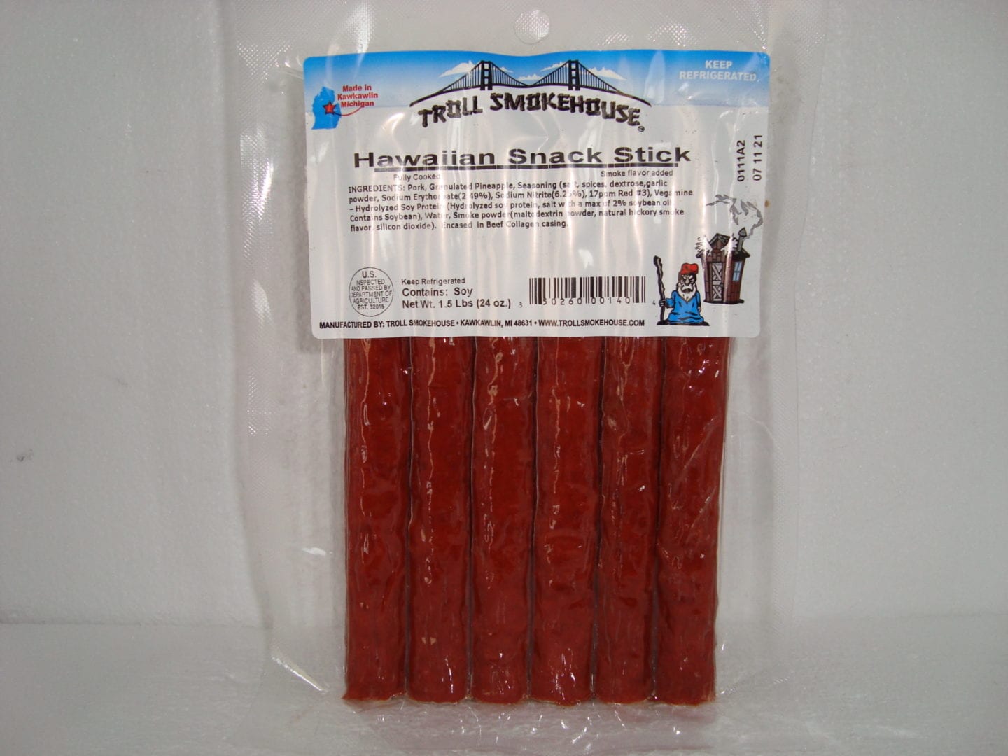 Troll Hawaiian Snack Stick 1.5 lb. – Troll Smokehouse